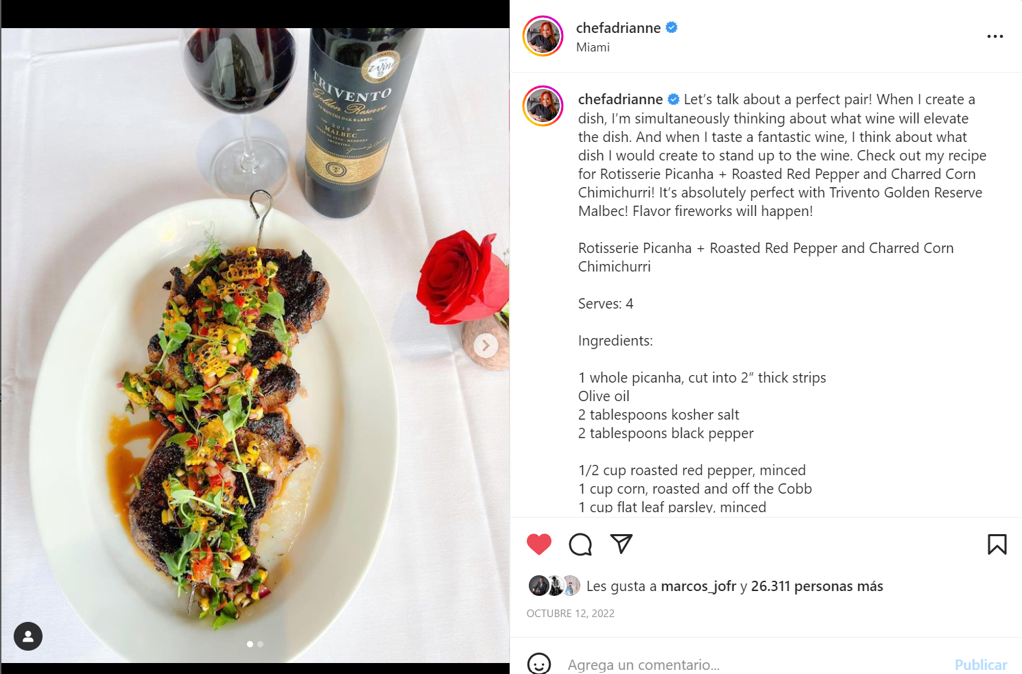 US Golden Pairing Tour con la chef Adrianne Calvo | News | Bodega ...